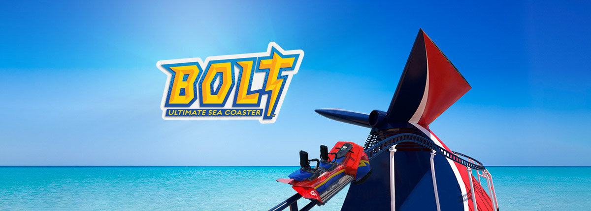 BOLT: Ultimate Sea Coaster | World's First Rollercoaster at Sea | Carnival