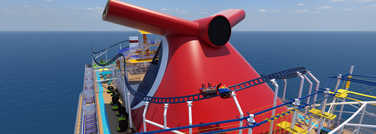 BOLT: Ultimate Sea Coaster | World's First Rollercoaster at Sea | Carnival