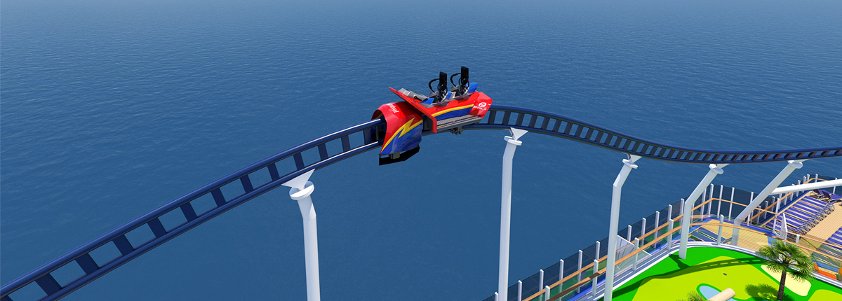 BOLT: Ultimate Sea Coaster | World's First Rollercoaster at Sea | Carnival