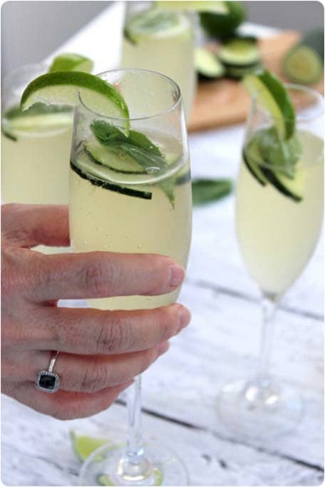 Cucumber Lime Basil Prosecco Spritzer Recipe | Carnival Cruise Line