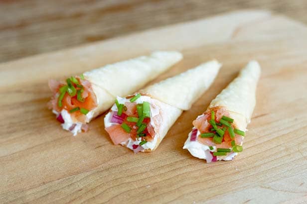 The Easiest Salmon Cornet Recipe