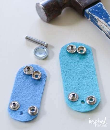 DIY Felt Cable Organizers