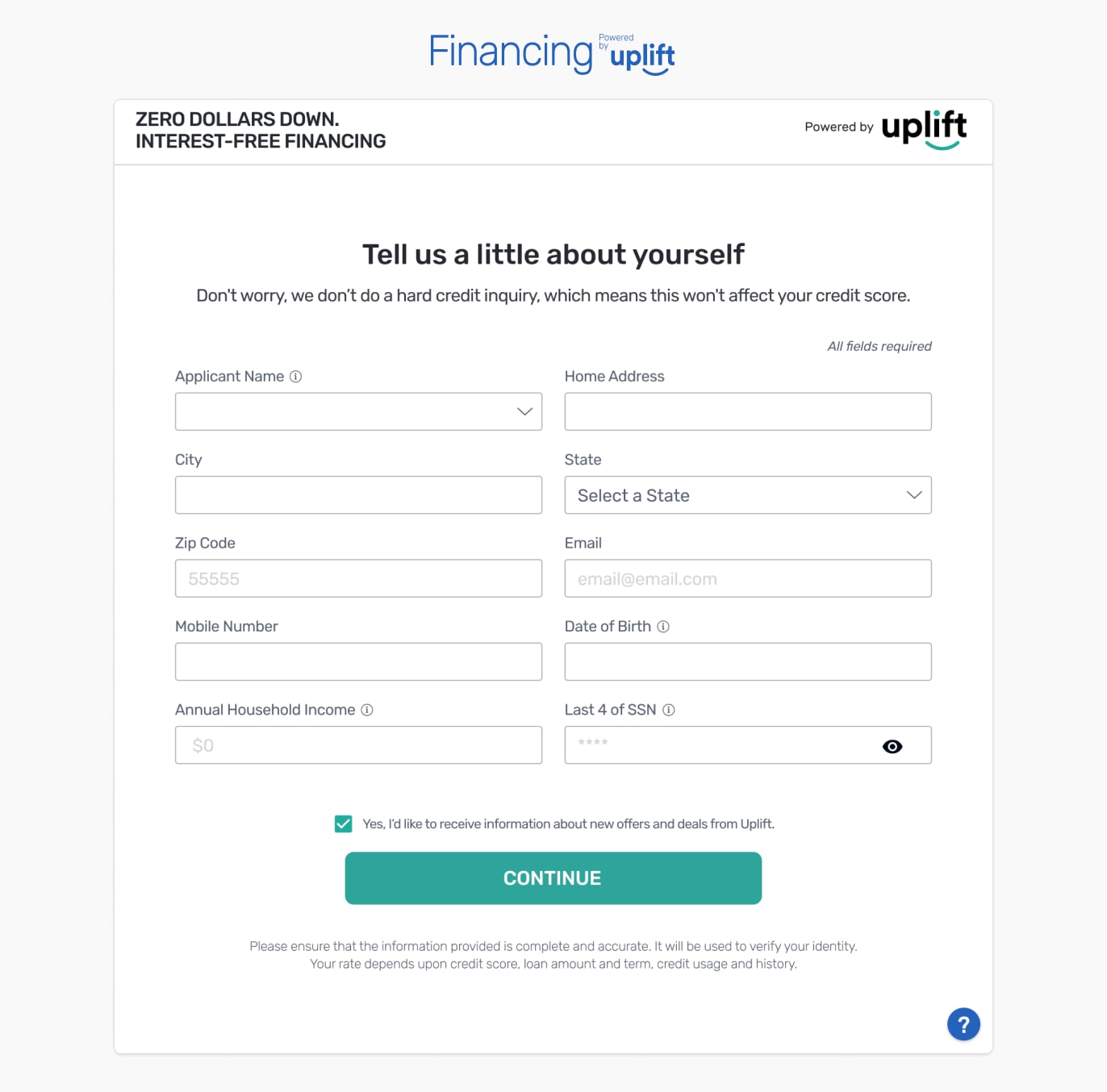 Financing Powered By Uplift | Carnival Cruise Line