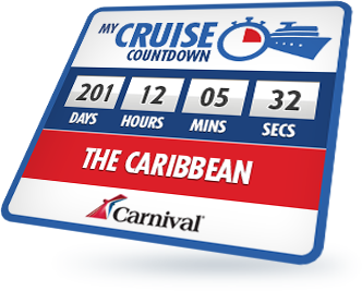 Cruise Countdown Widget | Carnival Cruise Lines